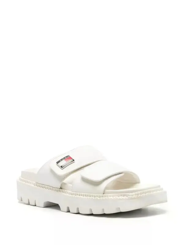 Tommy Hilfiger Logo-plaque Padded Sandals