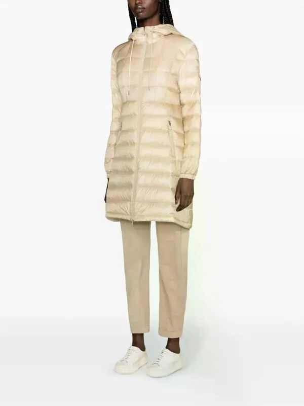 Moncler Amintore Long Quilted Coat