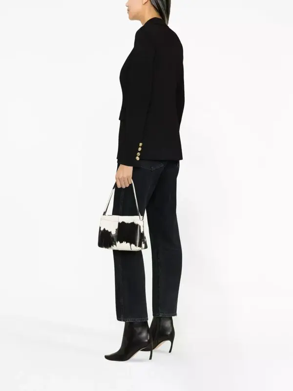 Pinko Single-breasted Button Blazer - Black