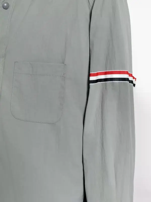 Thom Browne Rwb Armband Piqué Shirt Jacket