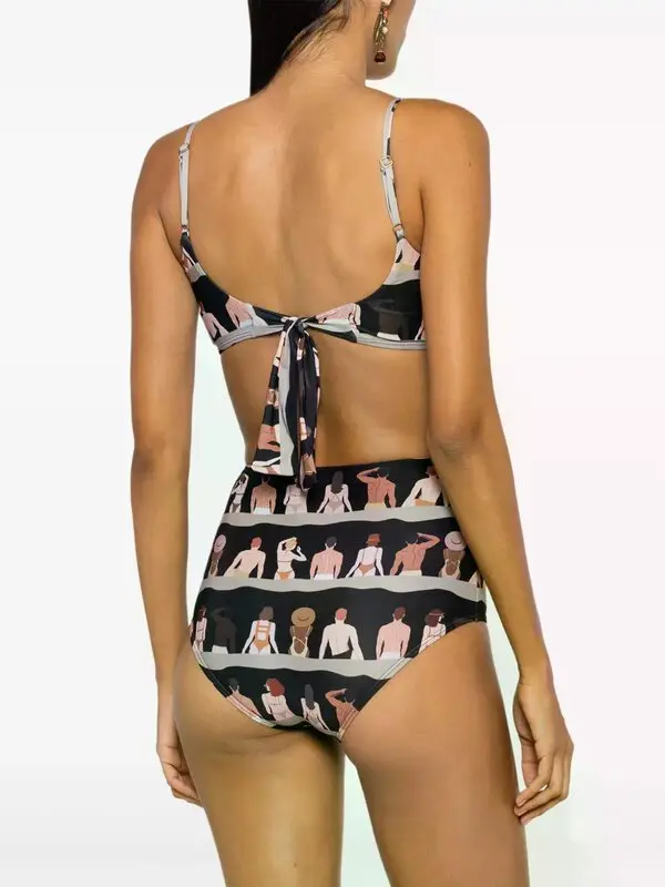 AMIR SLAMA Graphic-print Bikini