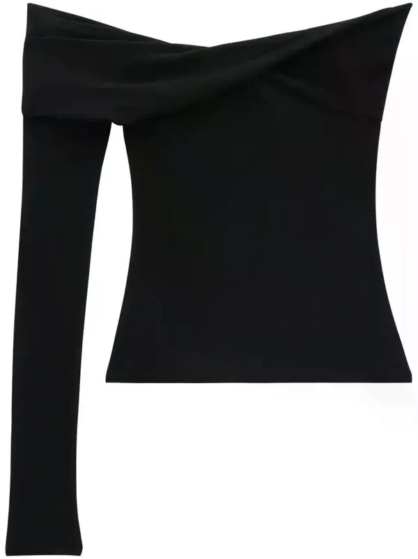 COURREGES Twisted Jersey Top