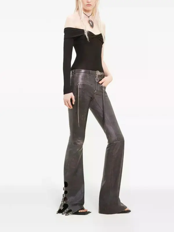 COURREGES Twisted Jersey Top