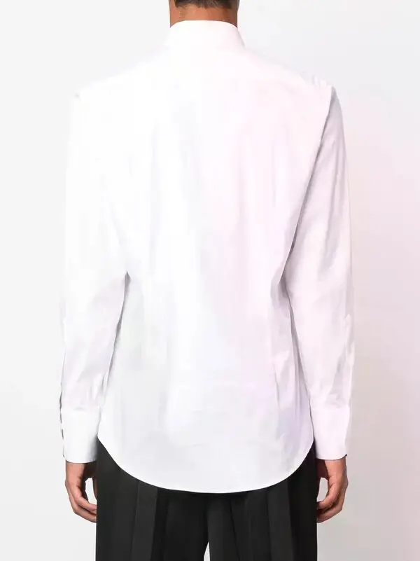 Dsquared2 Logo-detail Pin-collar Shirt