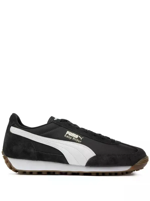 PUMA Logo-print Low-top Sneakers - Black