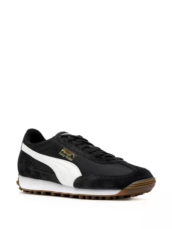 PUMA Logo-print Low-top Sneakers - Black