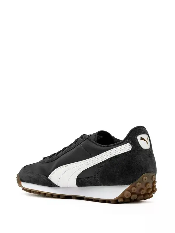 PUMA Logo-print Low-top Sneakers - Black