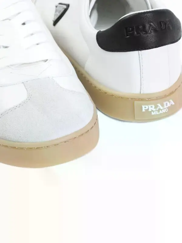 Prada Lace-up Sneakers - White