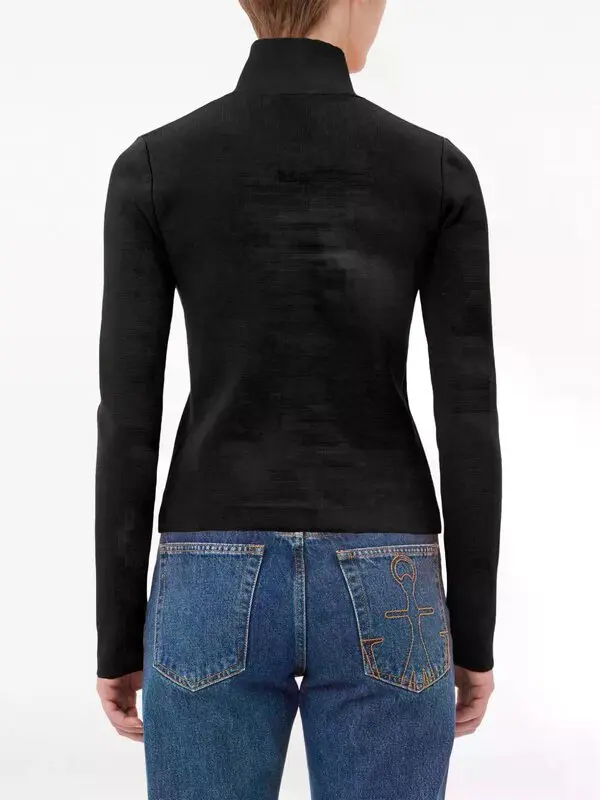 JW Anderson Zip-up Fine-knit Cardigan