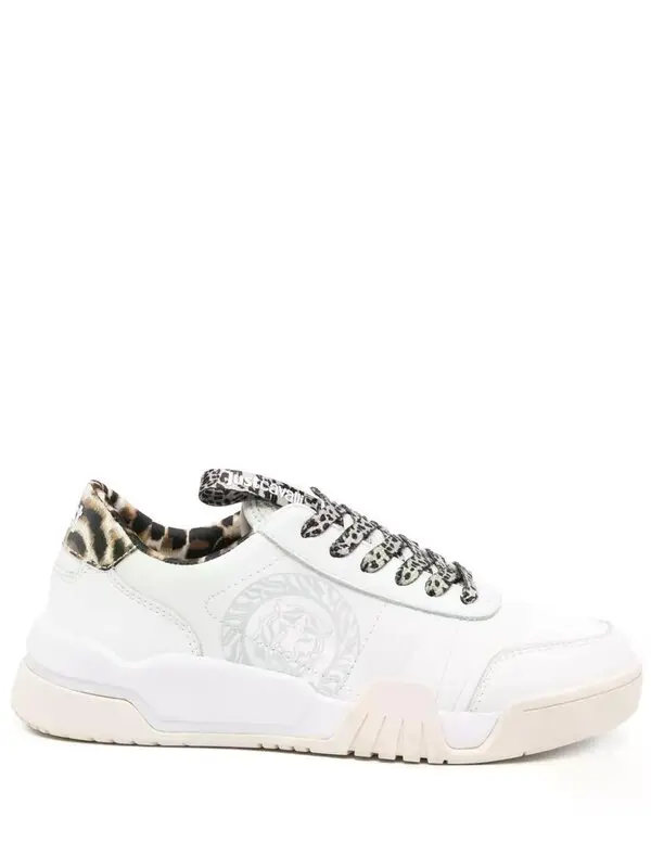 Just Cavalli Tiger Head-motif Low-top Sneakers