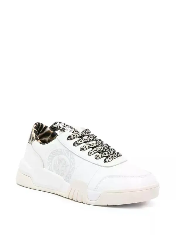 Just Cavalli Tiger Head-motif Low-top Sneakers