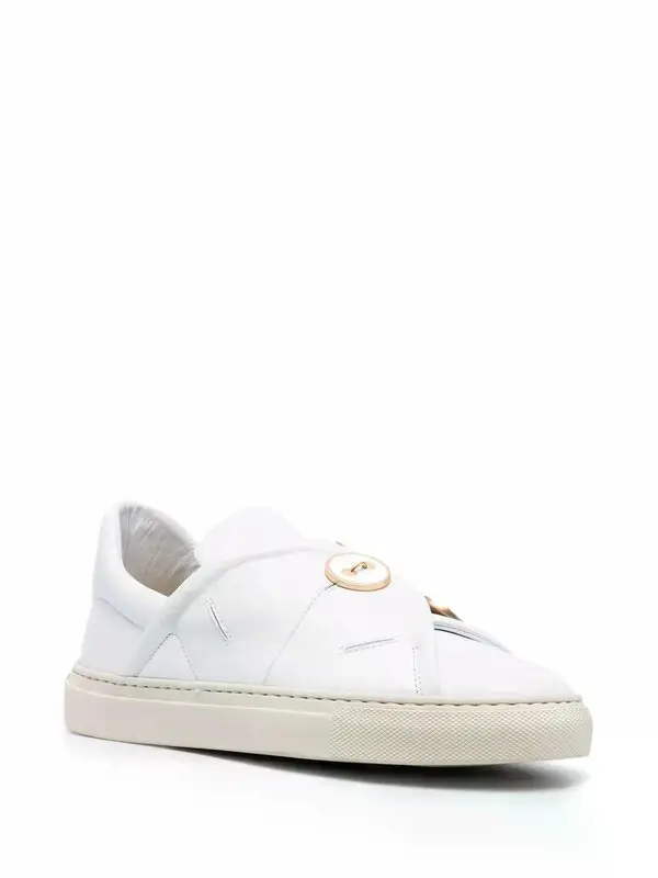 Ports 1961 Button-embossed Slip-on Flatform Sneakers