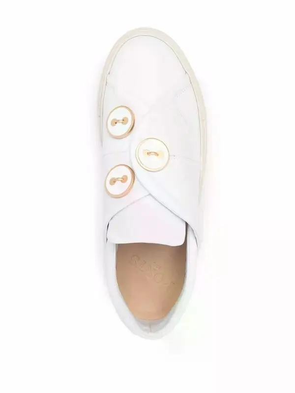 Ports 1961 Button-embossed Slip-on Flatform Sneakers