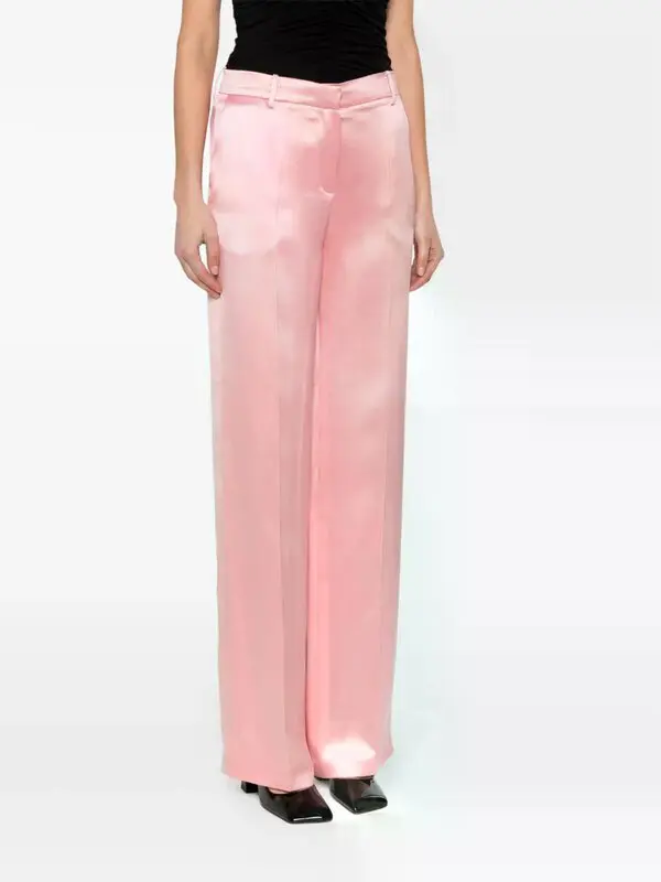 Magda Butrym High-waist Wide-leg Trousers - Pink