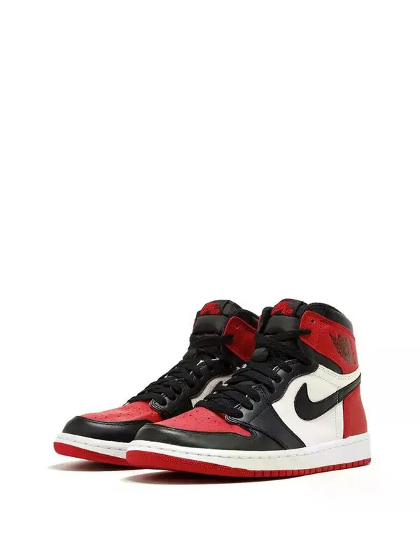 JORDAN 1 Retro High B Toe Sneakers - Red