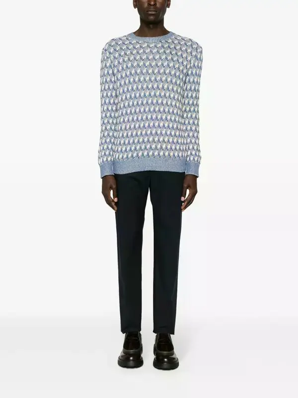 Etro Press-crease Cotton Trousers