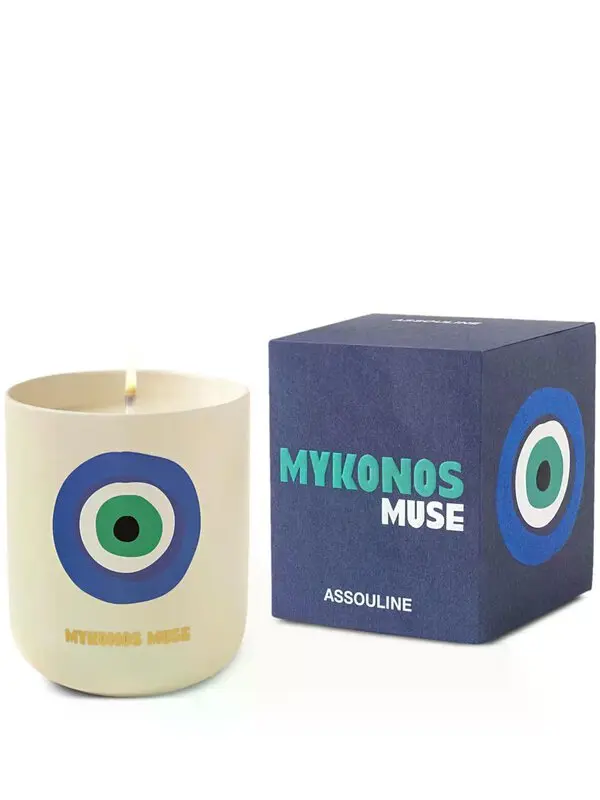 Assouline Mykonos Muse Travel From Home Candle - Neutrals
