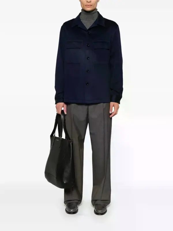Zegna Alba Cashmere Shirt Jacket