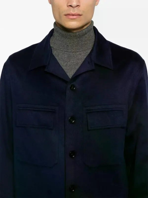 Zegna Alba Cashmere Shirt Jacket