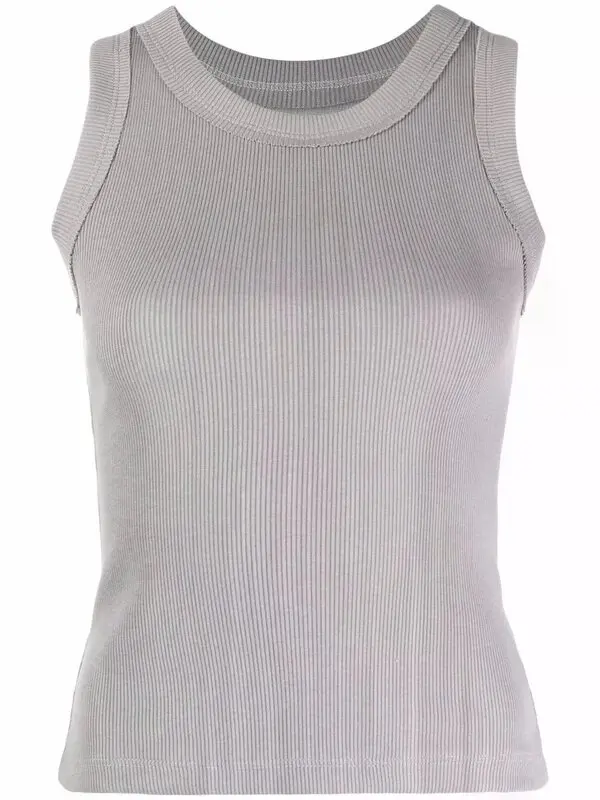 STYLAND Organic Cotton-blend Tank Top - Grey