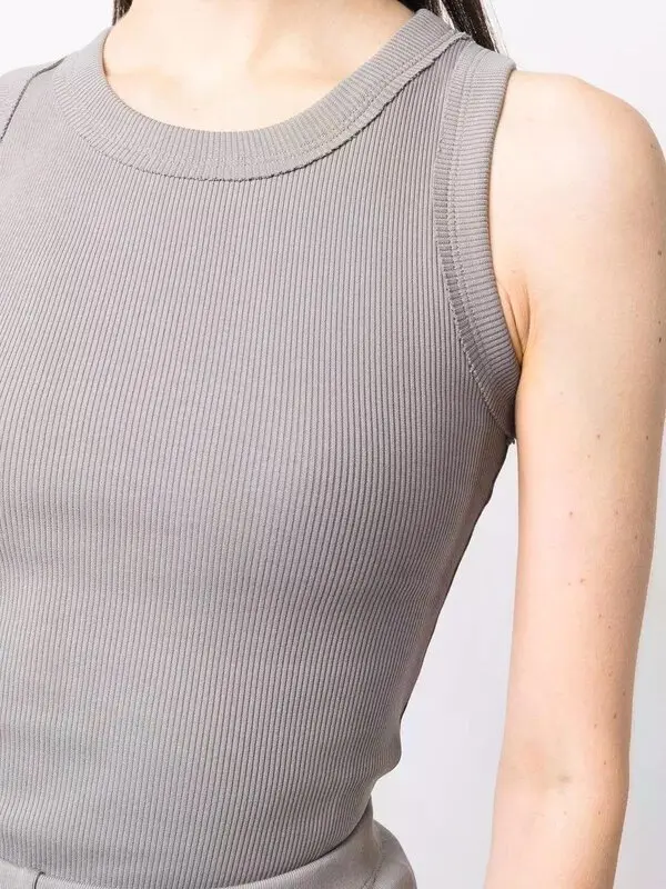 STYLAND Organic Cotton-blend Tank Top - Grey