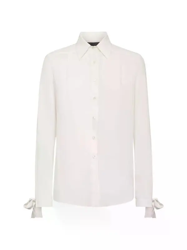 Philipp Plein Bow-detail Shirt - White