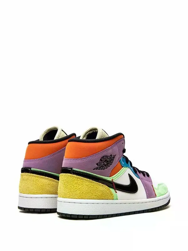 JORDAN Air 1 Mid Se Lightbulb Sneakers - Purple