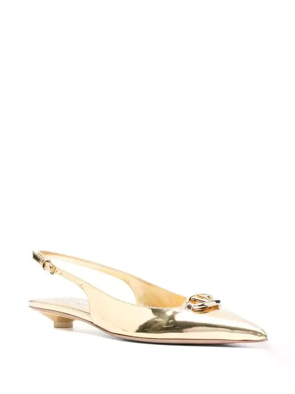Valentino Garavani 25mm Vlogo Slingback Pumps