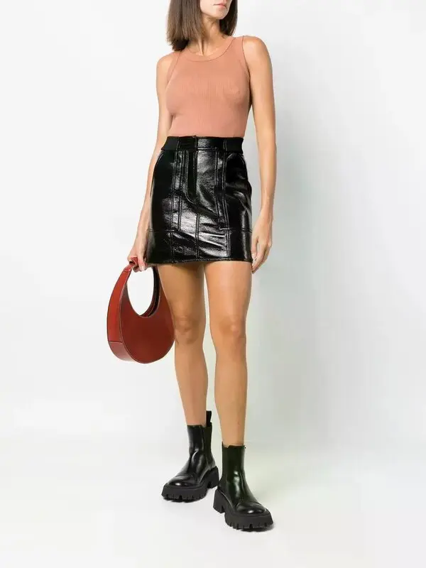 STYLAND Fine-ribbed Vest Top - Neutrals