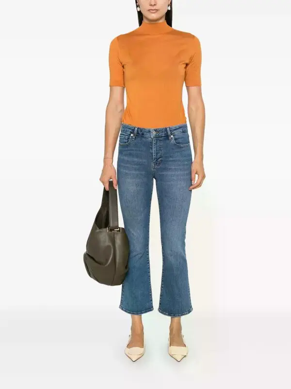 FRAME Cropped Bootcut Jeans