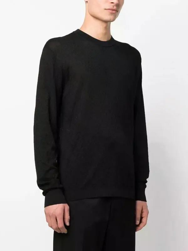 Versace La Greca Cotton-silk Jumper