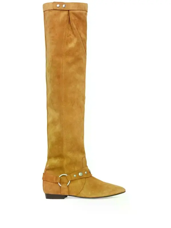 Isabel Marant Étoile Selize Knee-high Suede Boots - Brown