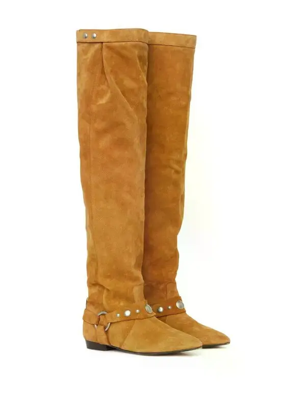Isabel Marant Étoile Selize Knee-high Suede Boots - Brown