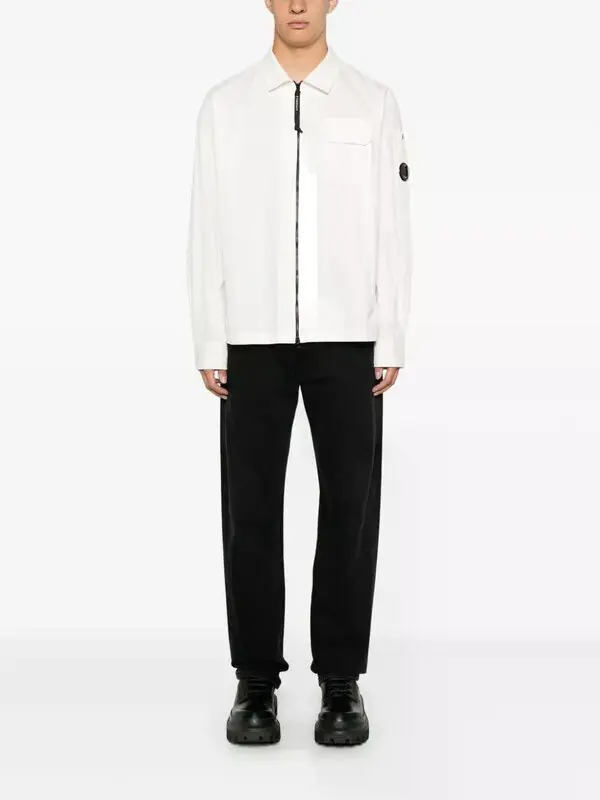 C.P. COMPANY Zip-up Gabardine Overshirt