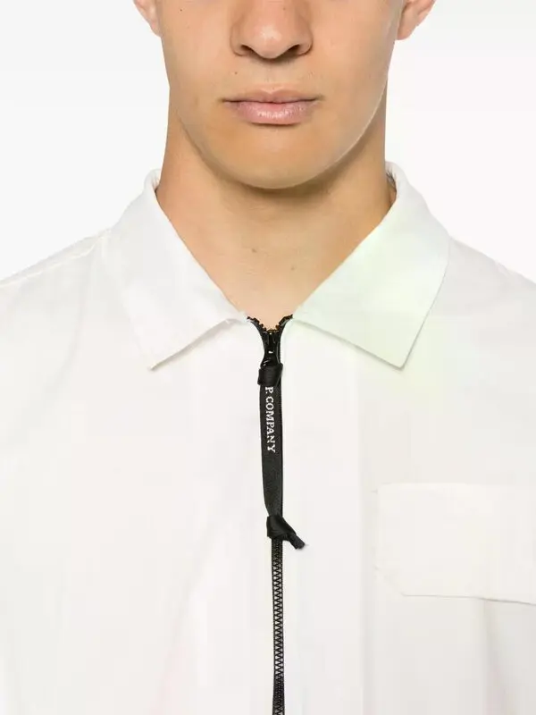 C.P. COMPANY Zip-up Gabardine Overshirt