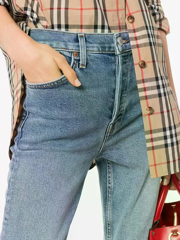 RE/DONE Slim-fit Cropped Jeans