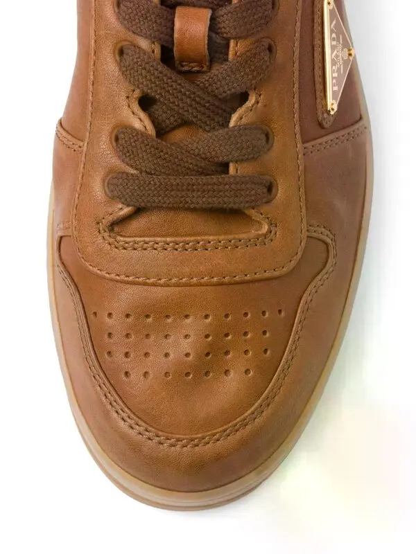 Prada Downtown Nappa Leather Sneakers