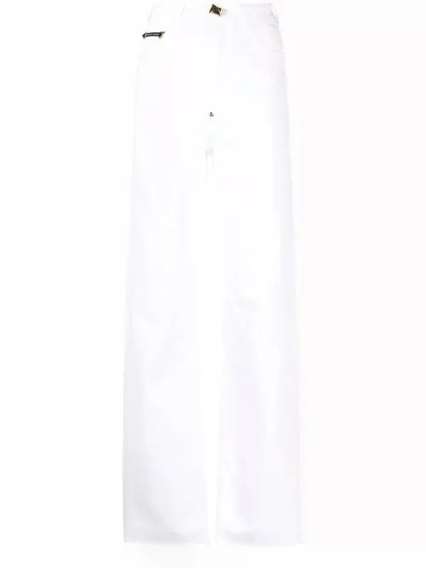 Philipp Plein Straight-leg Denim Jeans - White