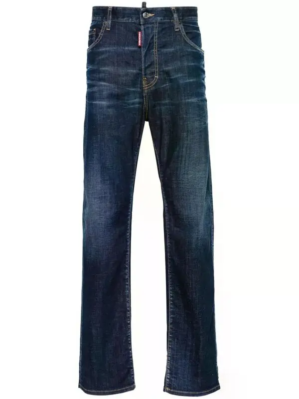 Dsquared2 642 Straight-leg Jeans - Blue