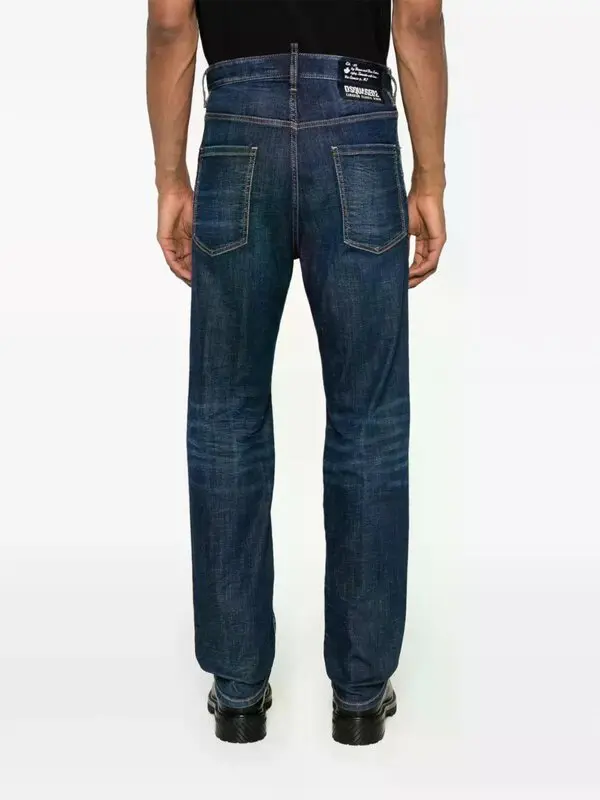 Dsquared2 642 Straight-leg Jeans - Blue