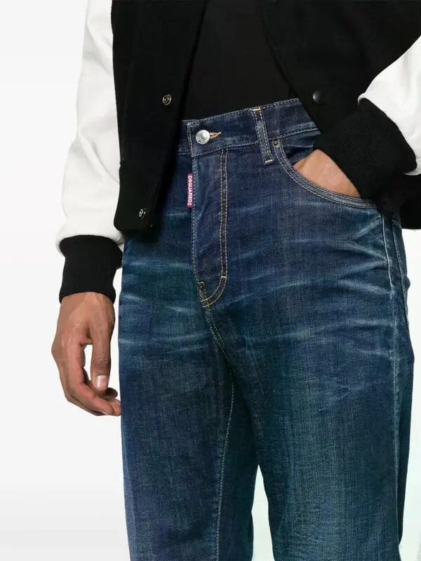 Dsquared2 642 Straight-leg Jeans - Blue