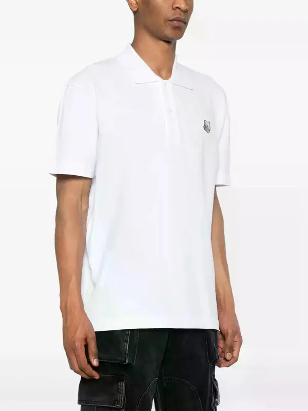 Maison Kitsuné Bold Fox Head Cotton Polo Shirt