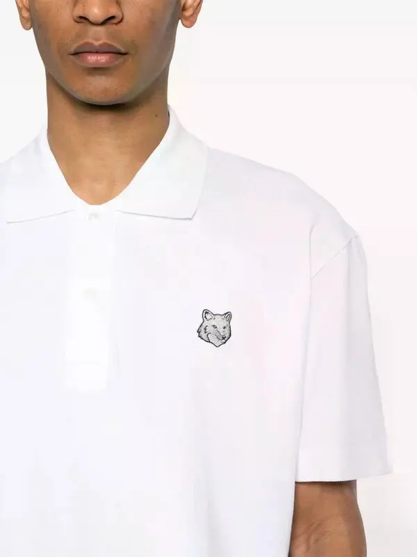 Maison Kitsuné Bold Fox Head Cotton Polo Shirt