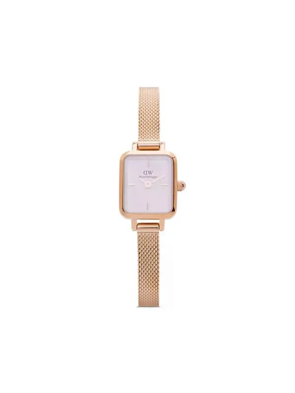 DANIEL WELLINGTON Quadro Mini Melrose 18mm Timepiece - White