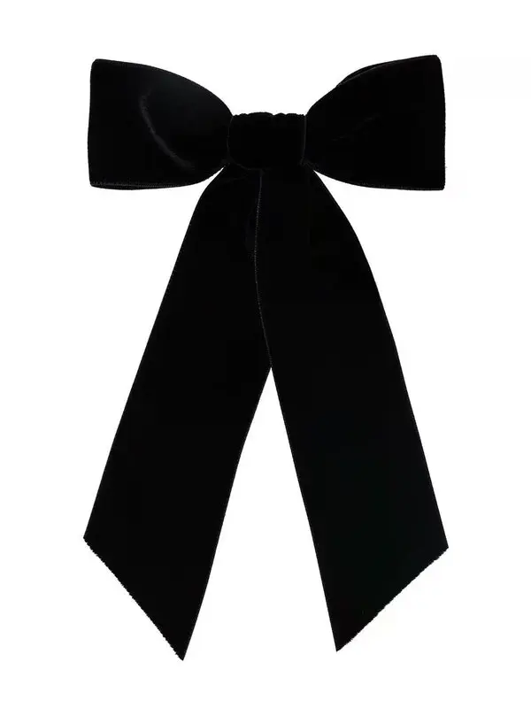 JENNIFER BEHR Wide Bow Hair Clip - Black