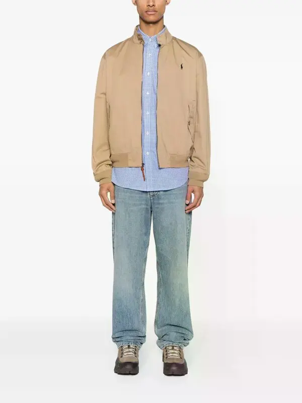 Polo Ralph Lauren Gingham-check Long-sleeve Shirt - Blue