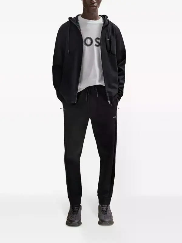 BOSS Logo-print Tapered Track Pants