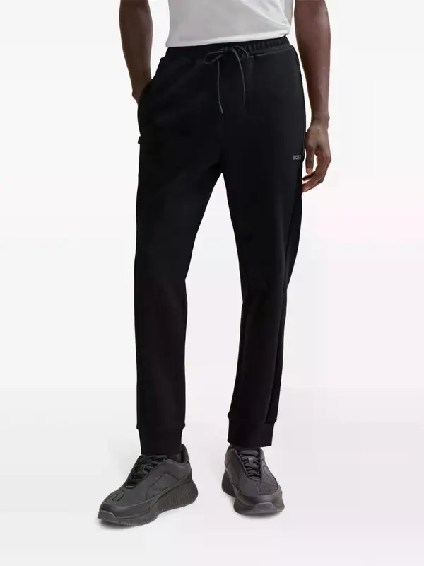 BOSS Logo-print Tapered Track Pants