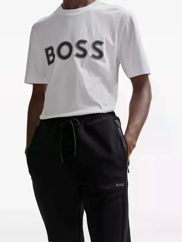 BOSS Logo-print Tapered Track Pants