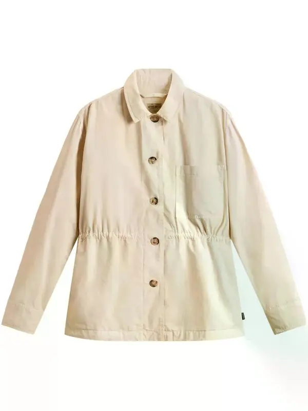 Woolrich Gabardine Overshirt - Neutrals